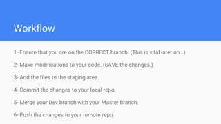 Intro to Git DevOps Tally Presentation 101615 | PPTX | Operating Systems | Computer Software and ...