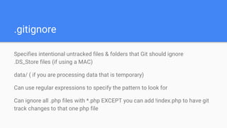 Intro to Git DevOps Tally Presentation 101615 | PPTX | Operating Systems | Computer Software and ...