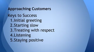 Relationships With Customers | PPTX