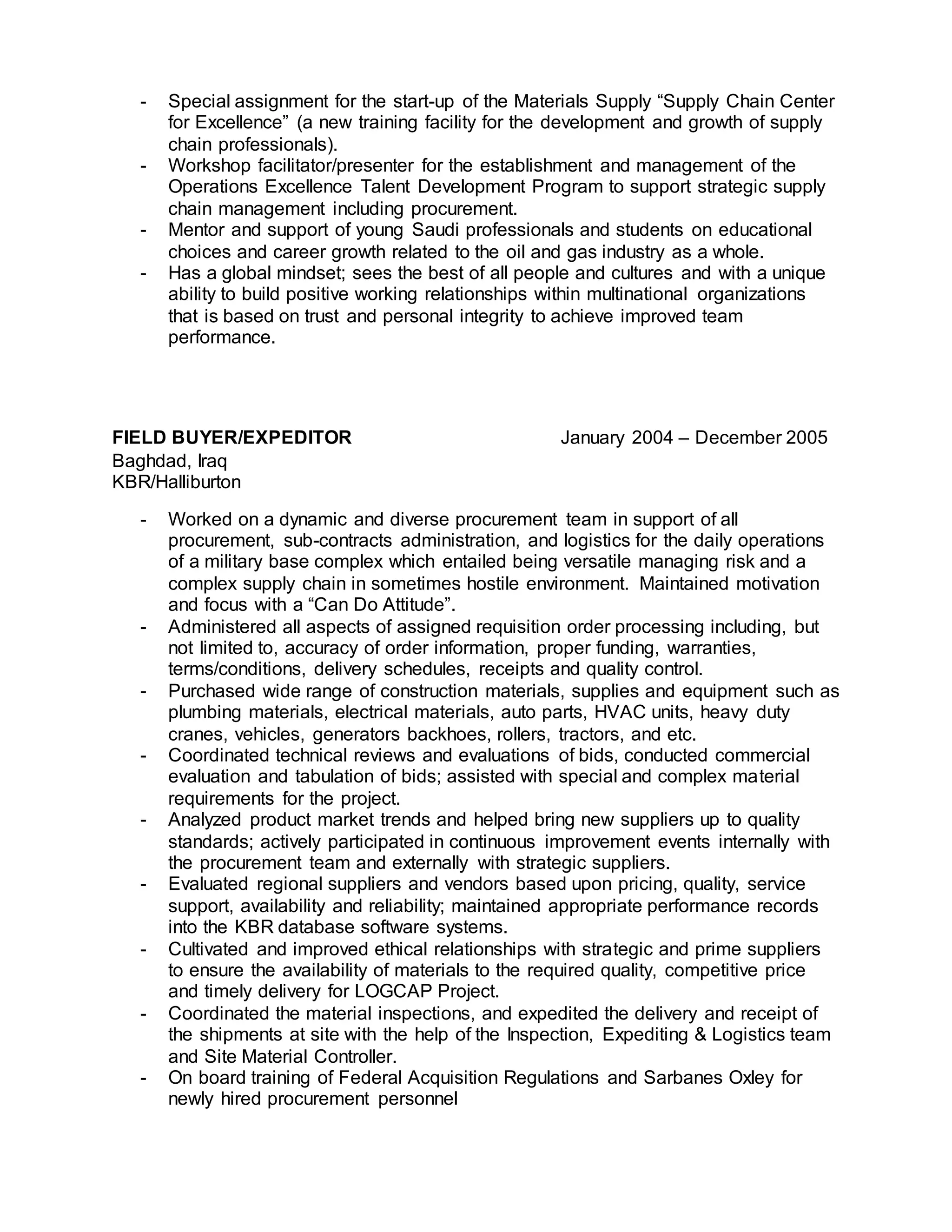 CV - Jerry Lane Silmon Supplier Relationship Management (2) | DOCX ...