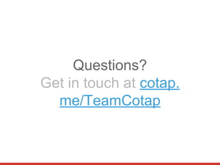 Cotap 3.0 | PDF