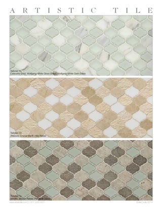 Artistic Tile: EToile Brochure | PDF