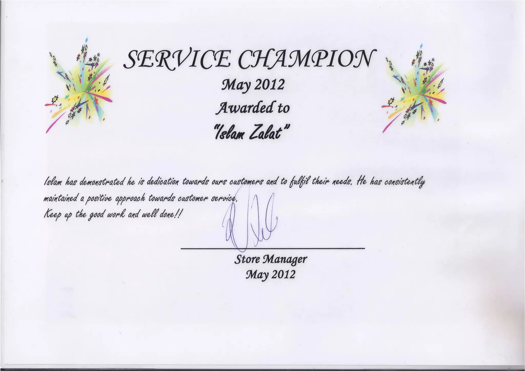 Service champion | PDF