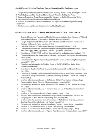 adeniran_CV Updated_April_2016 | PDF