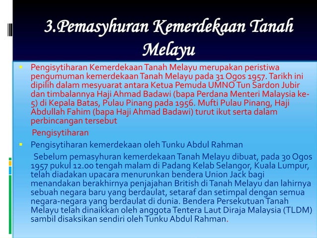 MERDEKA PERSENTATION | PPT