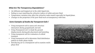 Transparent soil in Geotechnical engineering | PDF