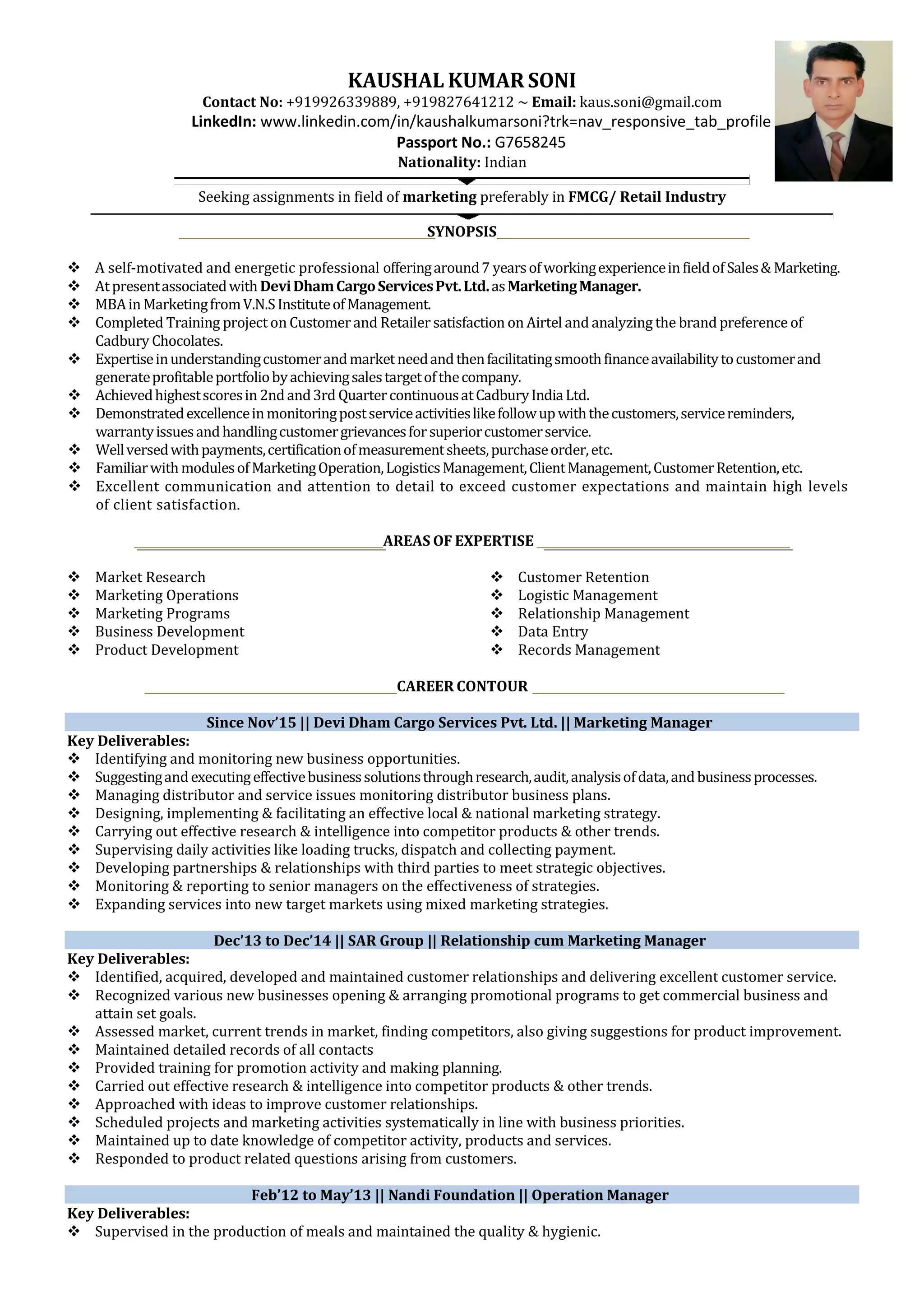 resume_kaushal kumar_ (1) | PDF