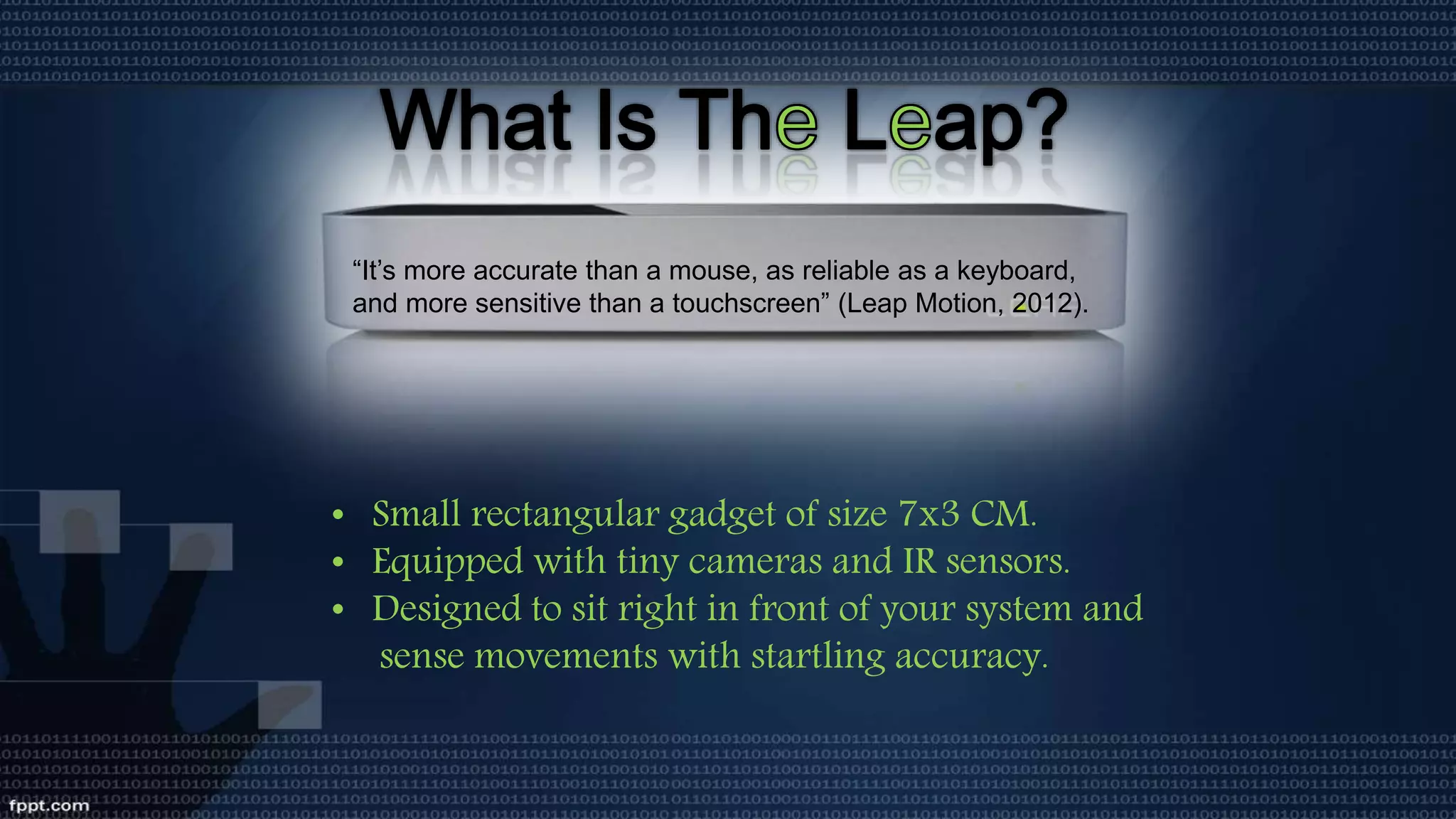 Leap Motion ppt | PPTX