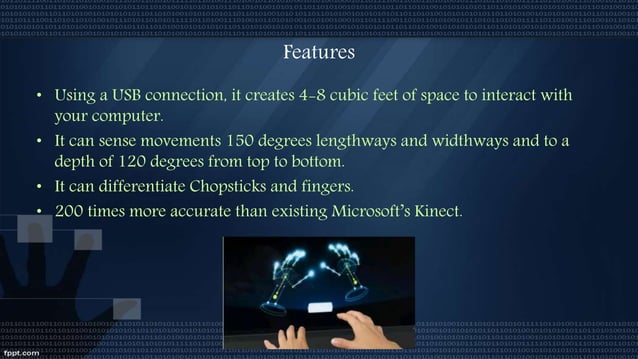 Leap Motion ppt | PPTX