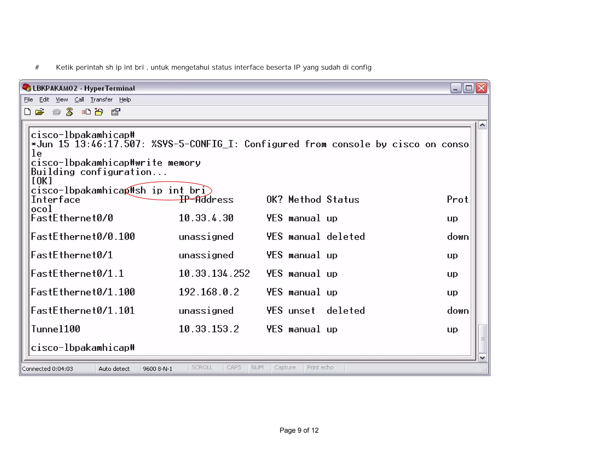 Panduan Config Router | PPT