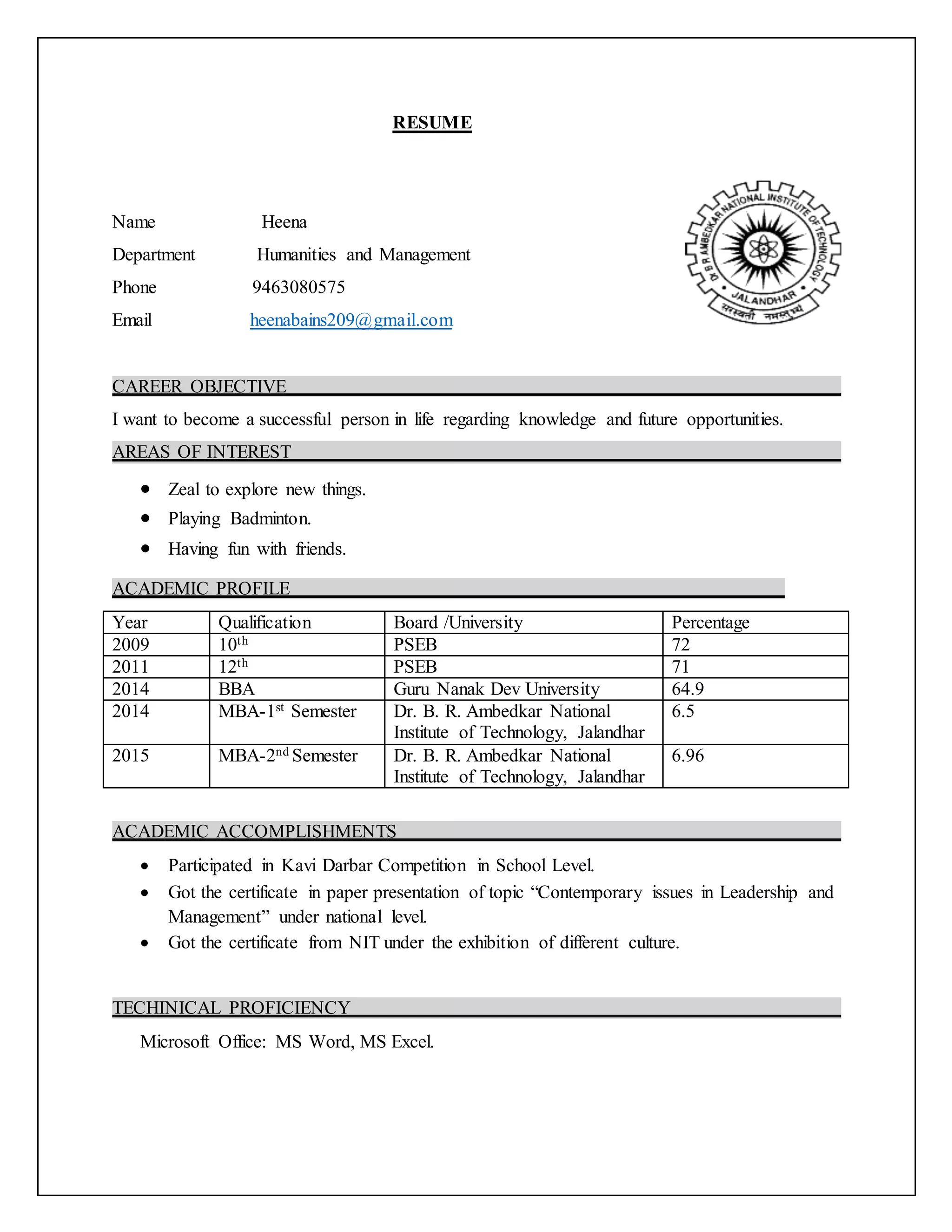 final common resume | DOCX