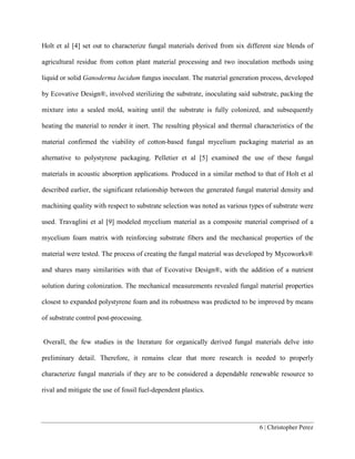 Analysis and Applications of Fungal Materials | PDF