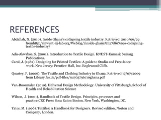 TEXTILE DESIGN AS PROBLEM SOLVING(presentation) | PPTX | Needlework ...