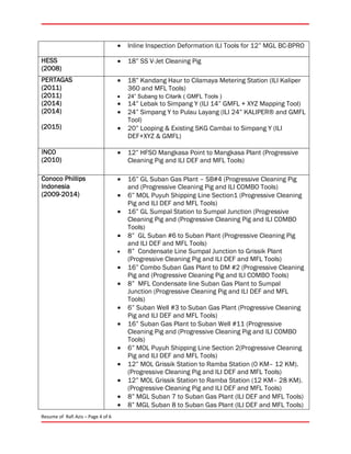Curriculum Vitae - Rafi Azis - 2016 | PDF