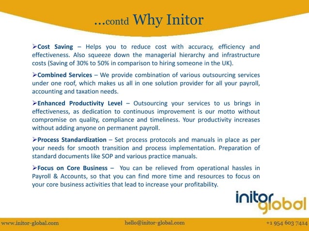 Initor Global Services | PPT