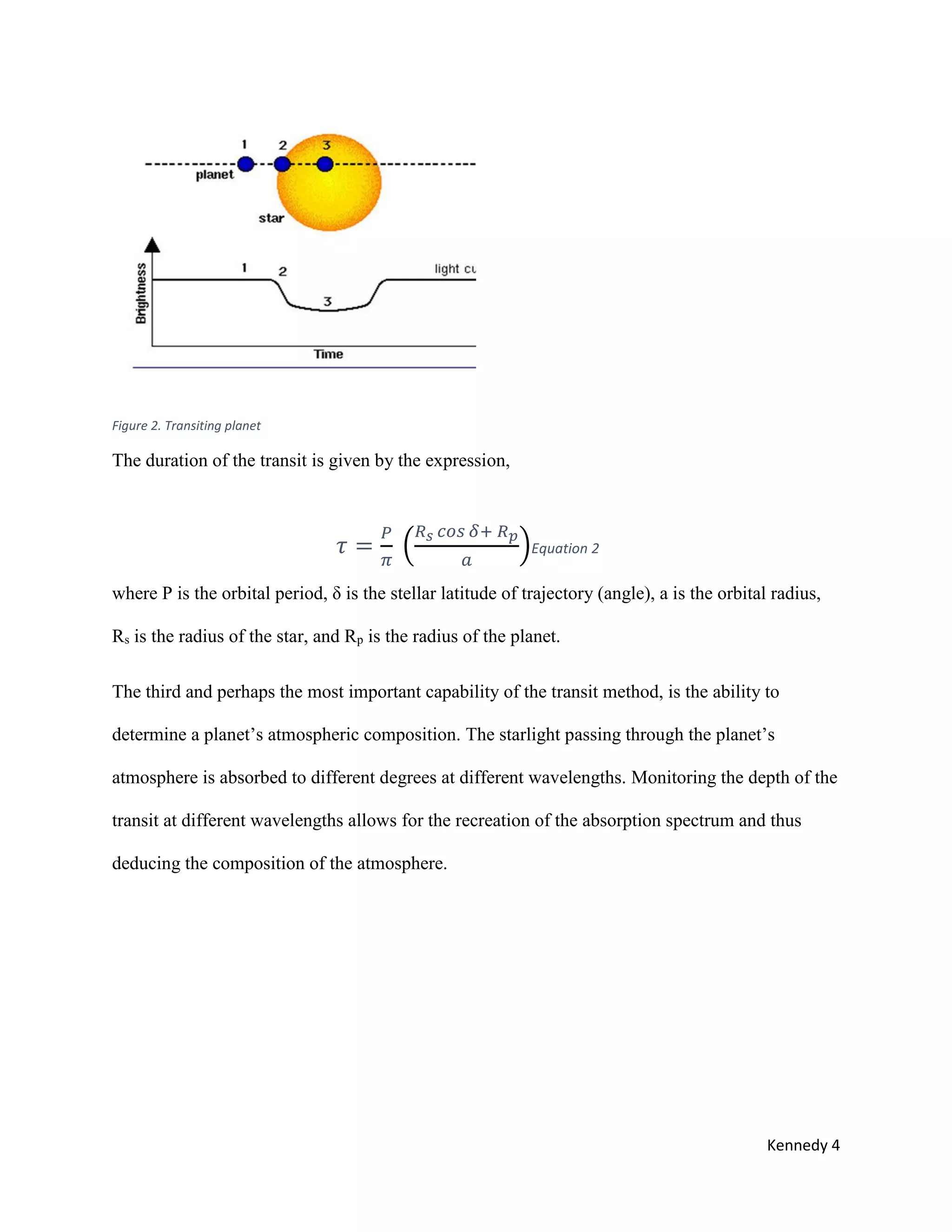 The Transit Method for Exoplanet Detection | PDF | Physics | Science