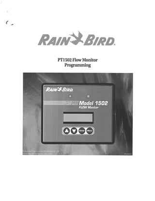 RainBird Flow Monitor | PDF