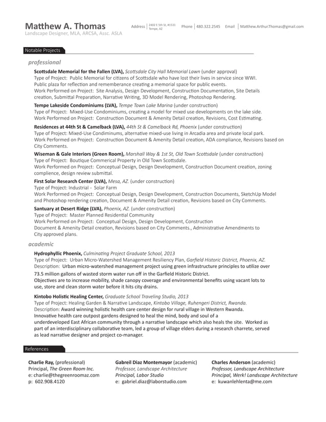 MA_Thomas Resume | PDF | Civil Engineering Industry | Industries