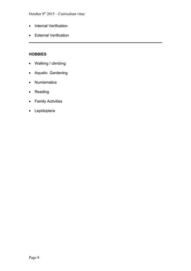 CRAIG TANSLEY CV | PDF