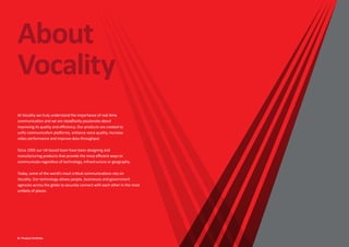 Vocality_Product_Brochure | PPT