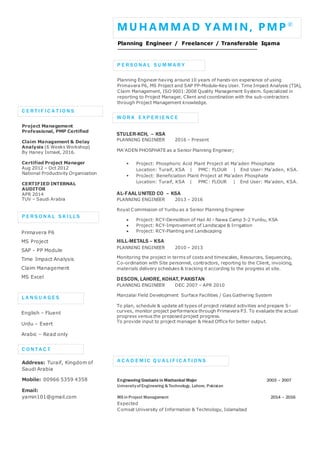 Muhammad Yamin (CV) | PDF