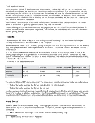 PETA Call-In Case Study | PDF