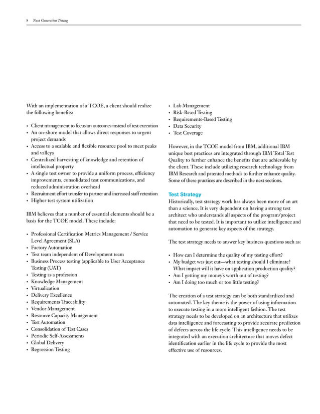 Next Generation Testing | PDF