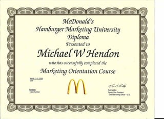 HU Marketing Diploma | PDF