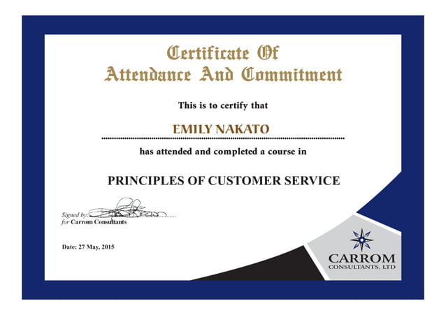 CERTIFICATES | PPT