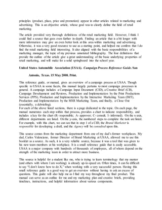 The Real Annotated Bibliography! | DOCX | Business Administration ...