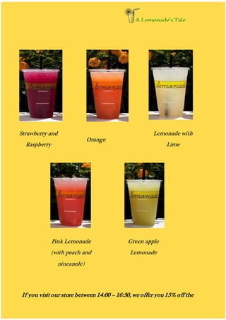 project for lemonade corner | DOCX