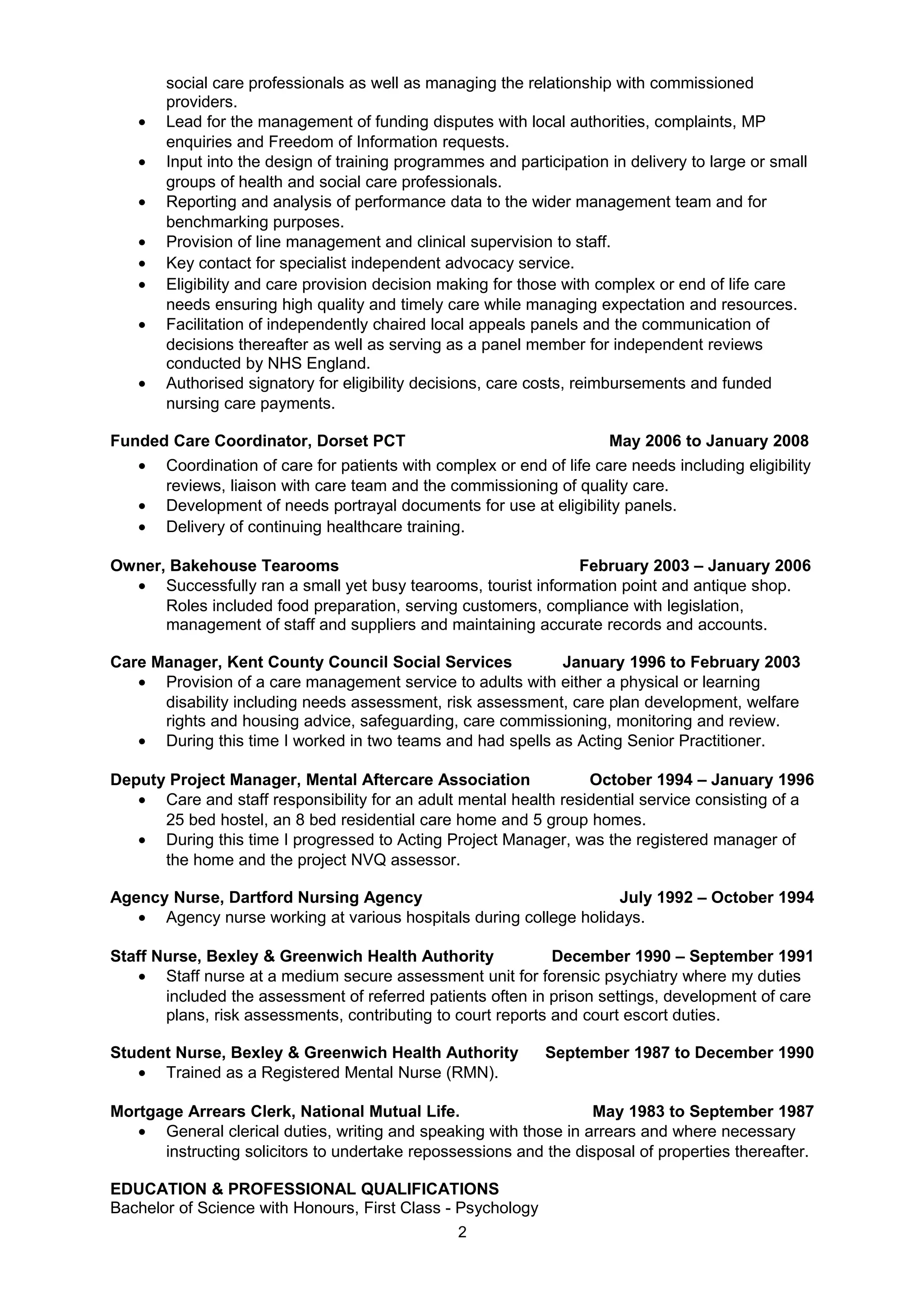 Curriculum Vitae Linkedin Nov 16 | DOC