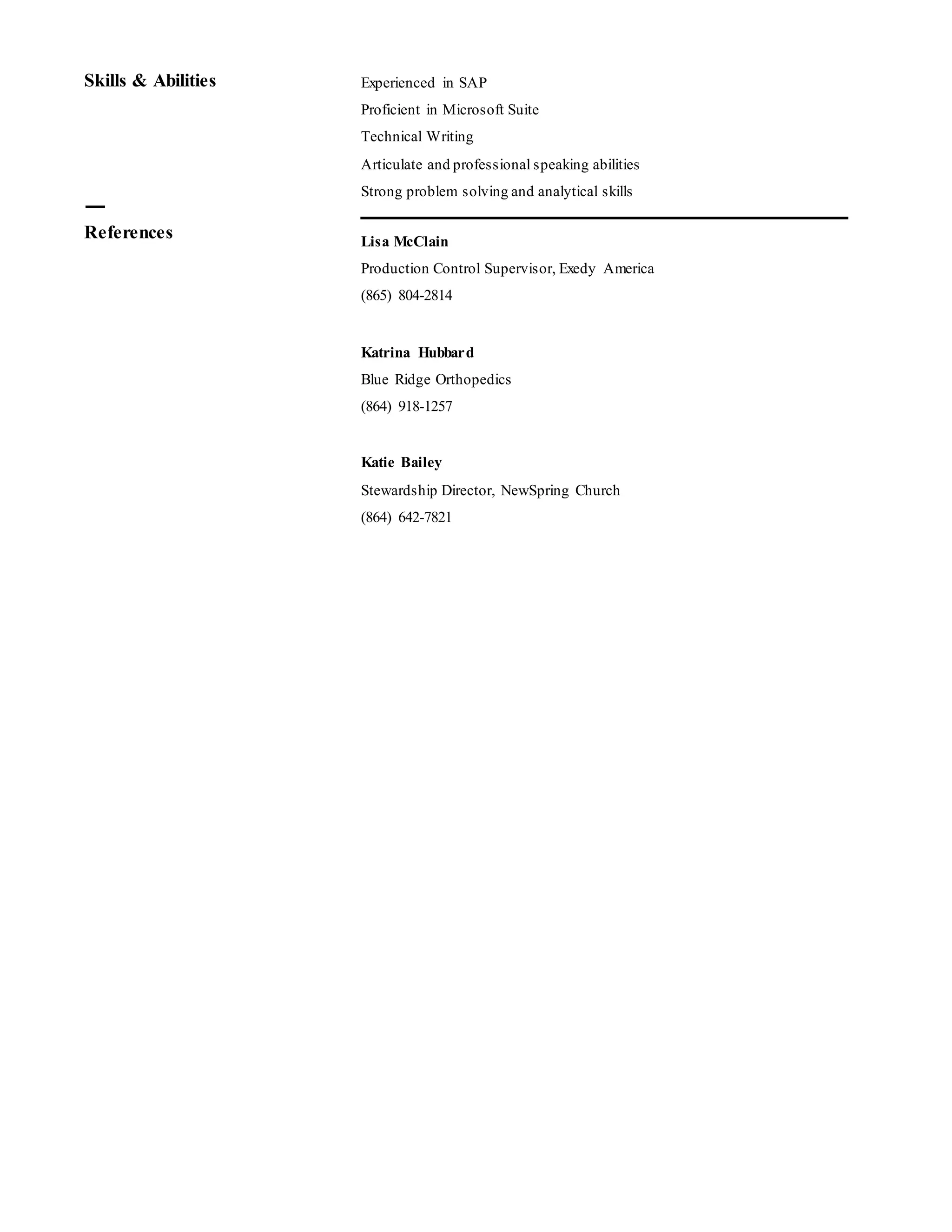 Tammy Blunt Resume | DOCX