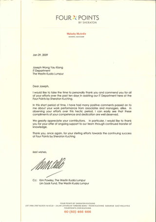 Compliment Letter | PDF