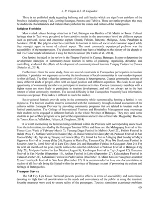 Tourism Studies in Batangas | PDF