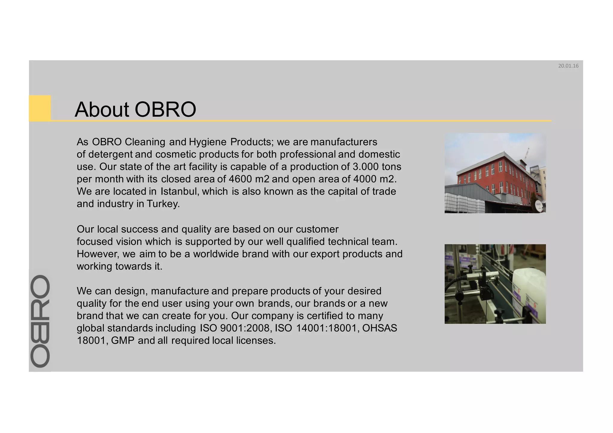 Obro corp | PPT