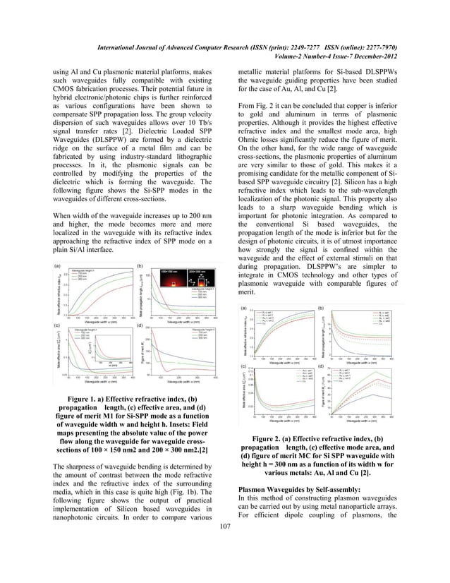 Implementation of Plasmonics | PDF | Physics | Science