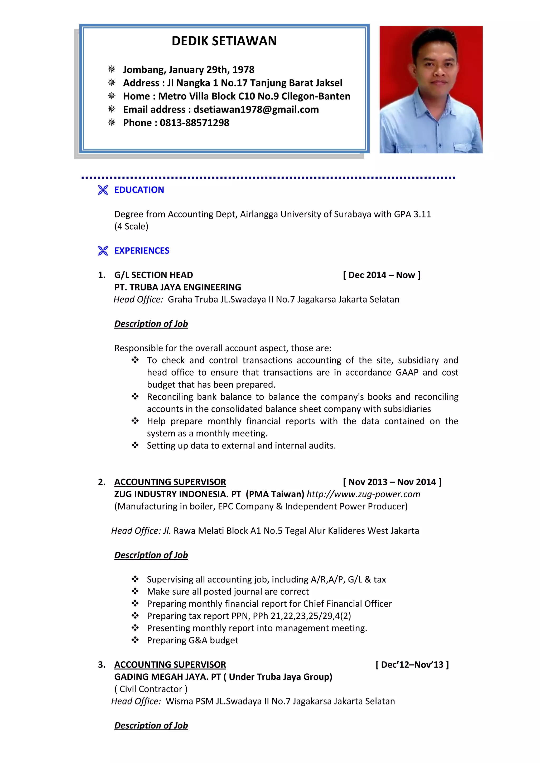 Dedik_Resume | PDF