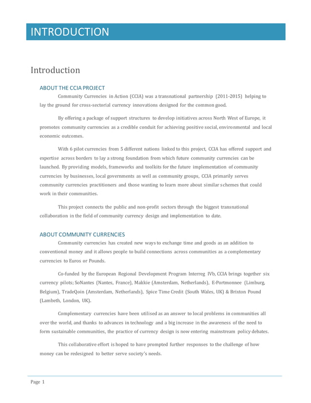 CCIA Proposal v5.0 | PDF