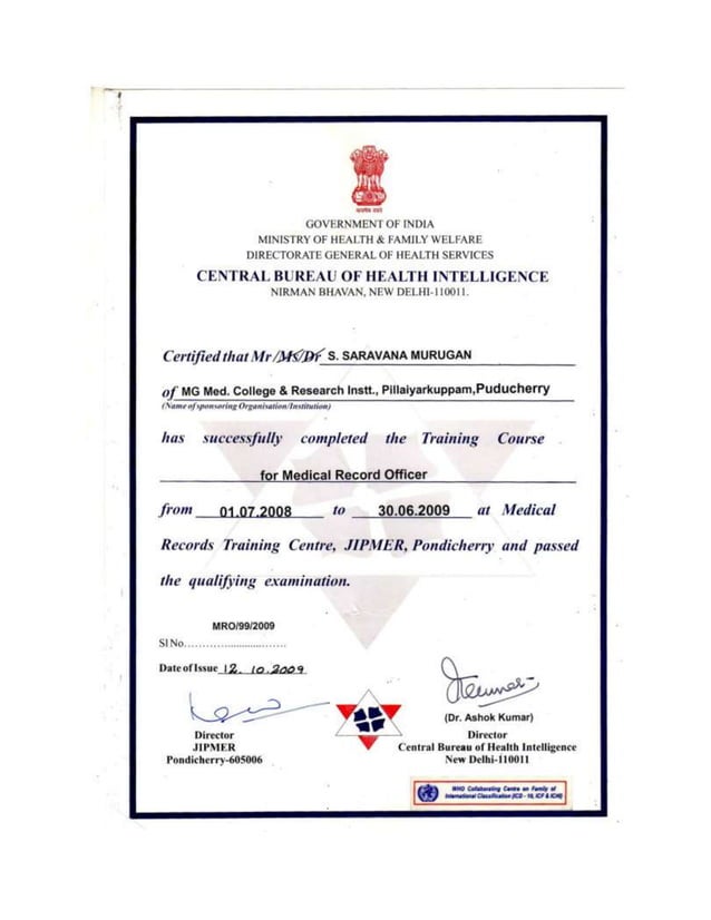 MEDICAL RECORD OFFICER & ANY SUITABLE POST | PDF