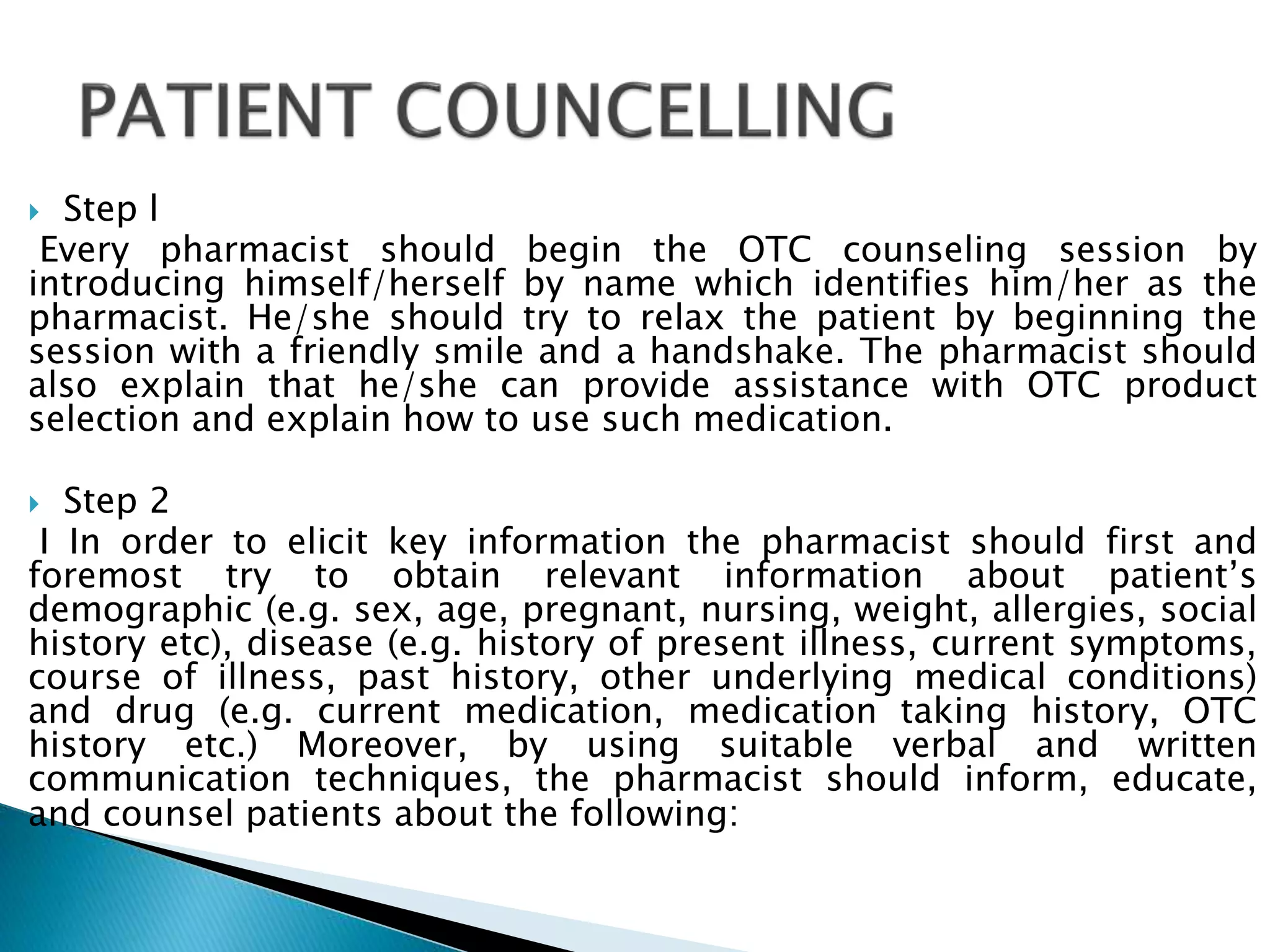 OTC MEDICATIONS | PPTX