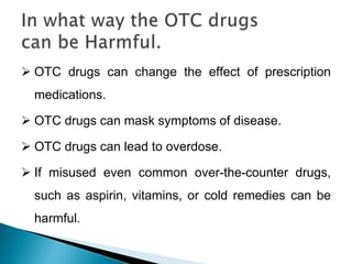 OTC MEDICATIONS | PPTX