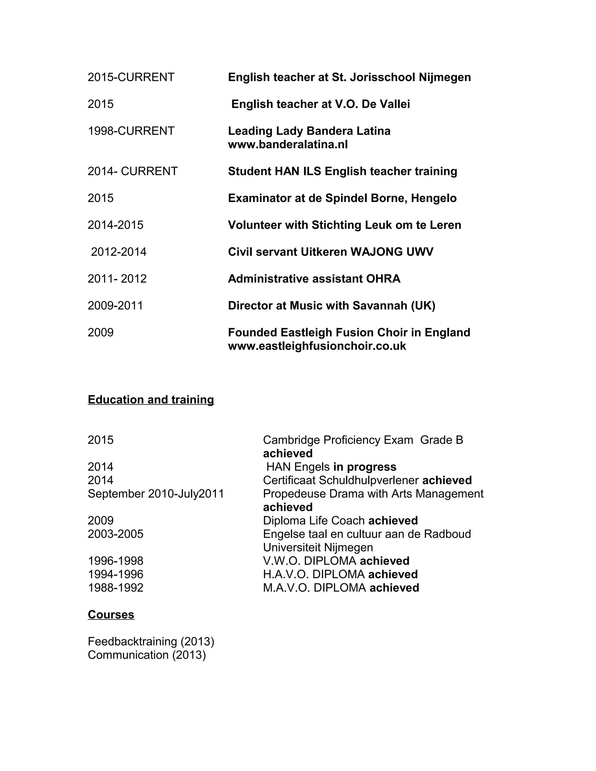 ENGLISH CV S.M. Sichi | PDF