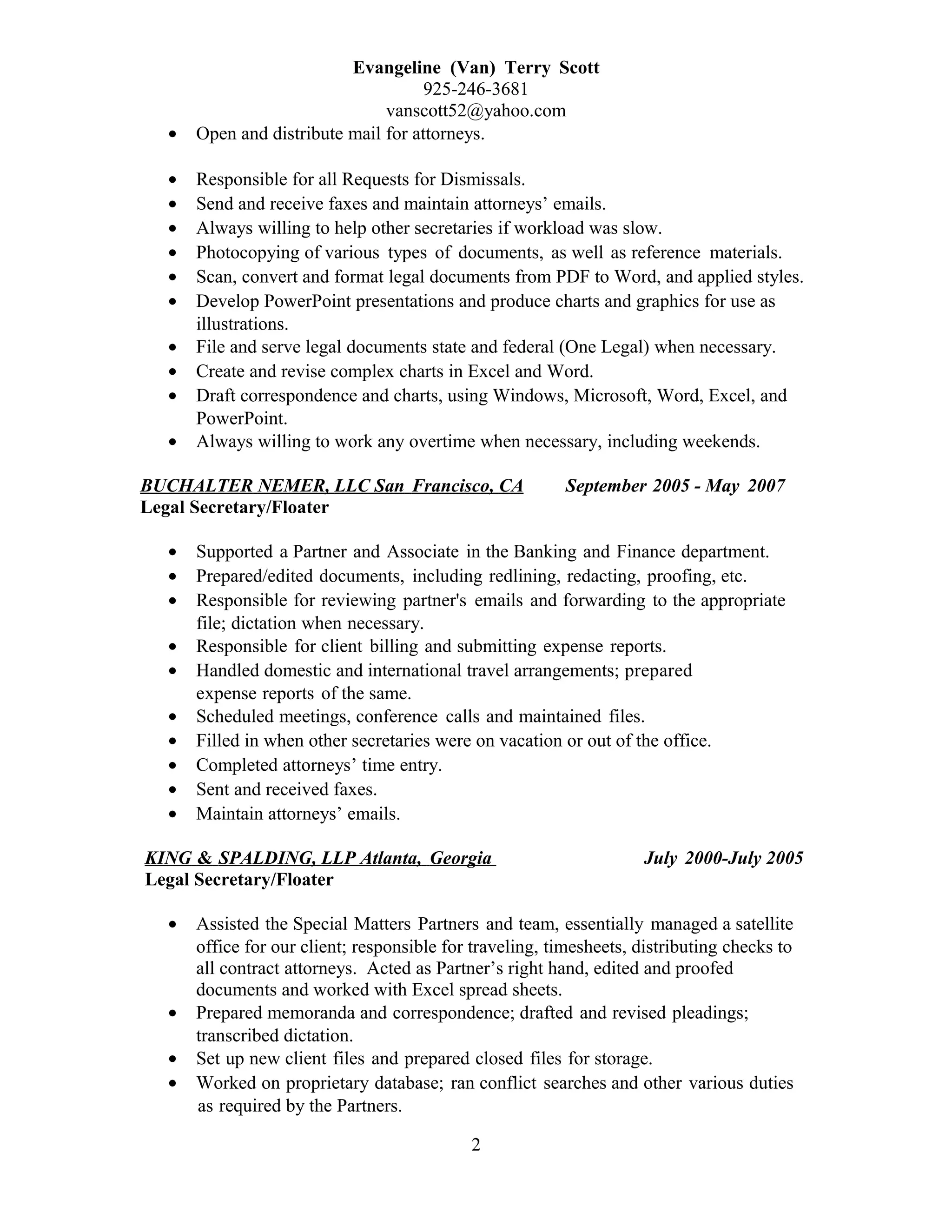 November 2016 Resume | DOC