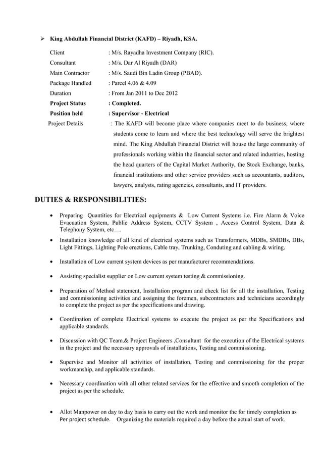 SADIQ CV NEW 14 09 2014 dubai | DOC