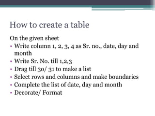 Excel training for beginners | PPTX
