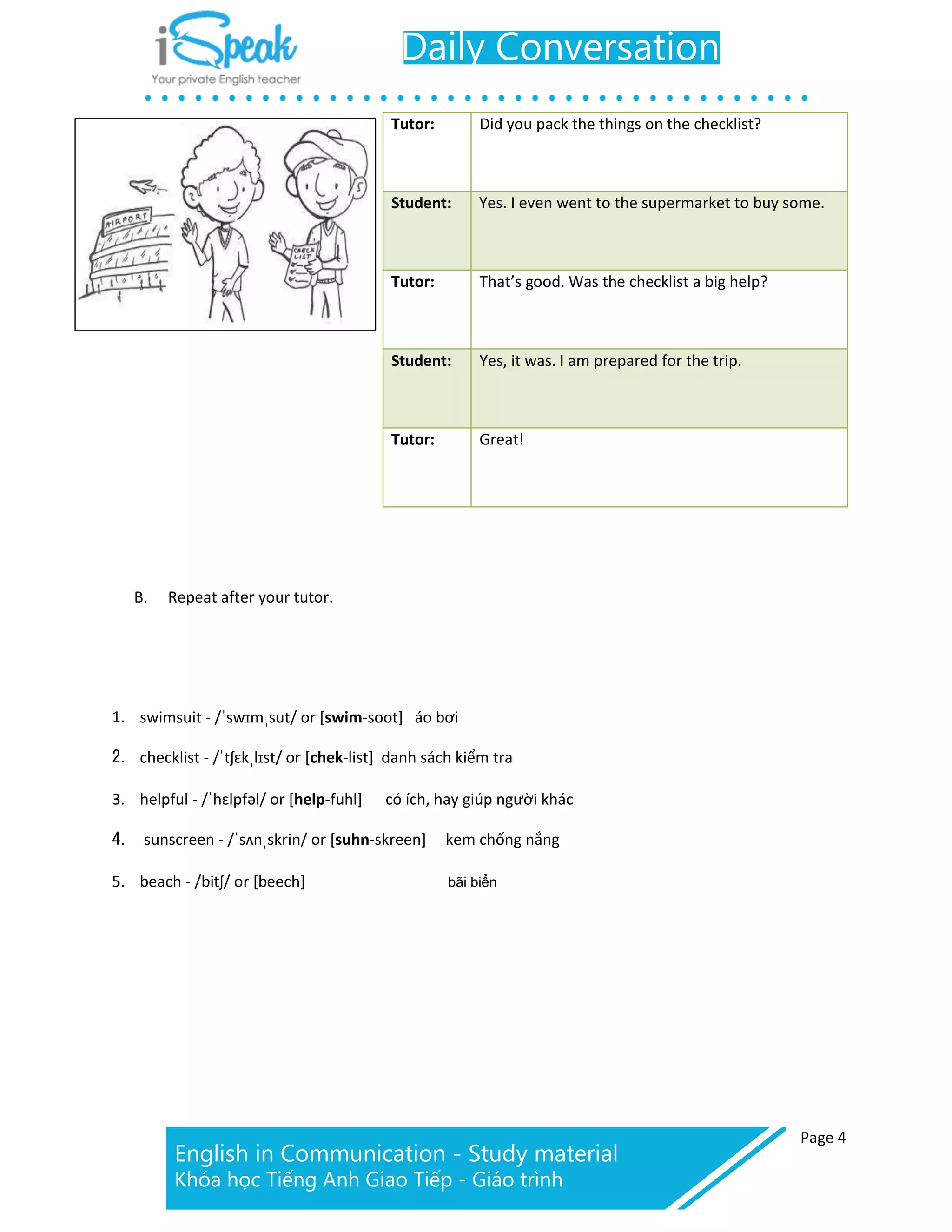 Chapter 5 unit 3. packing for my trip | PDF | Women\'s Clothing | Women ...