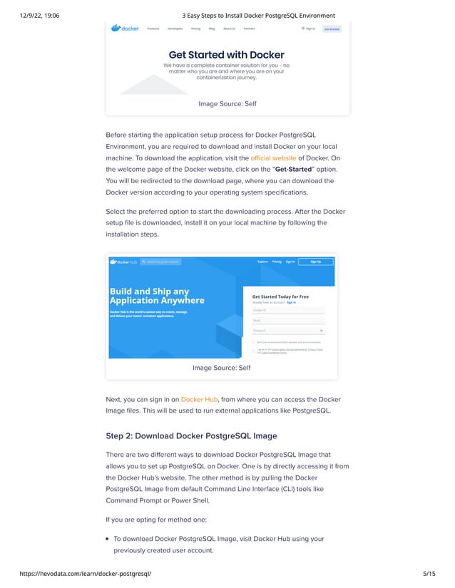 3 Easy Steps To Install Docker Postgresql Environment Pdf