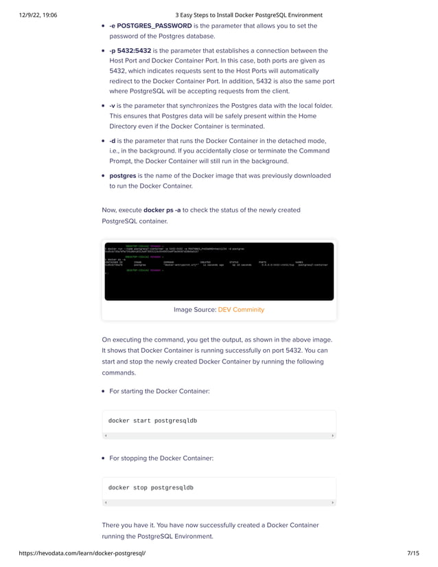3 Easy Steps To Install Docker Postgresql Environmentpdf 5470