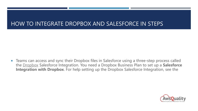 3 Easy Steps to Integrate Salesforce and Dropbox.pptx